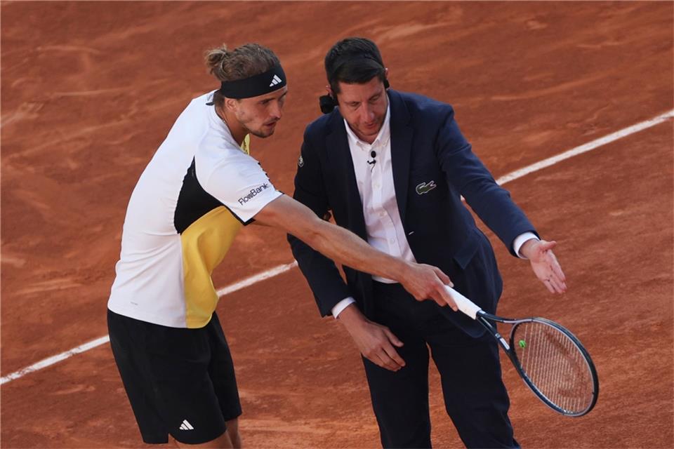 Zverev nimmt Fehlentscheidung sportlich: „Auch nur Menschen“