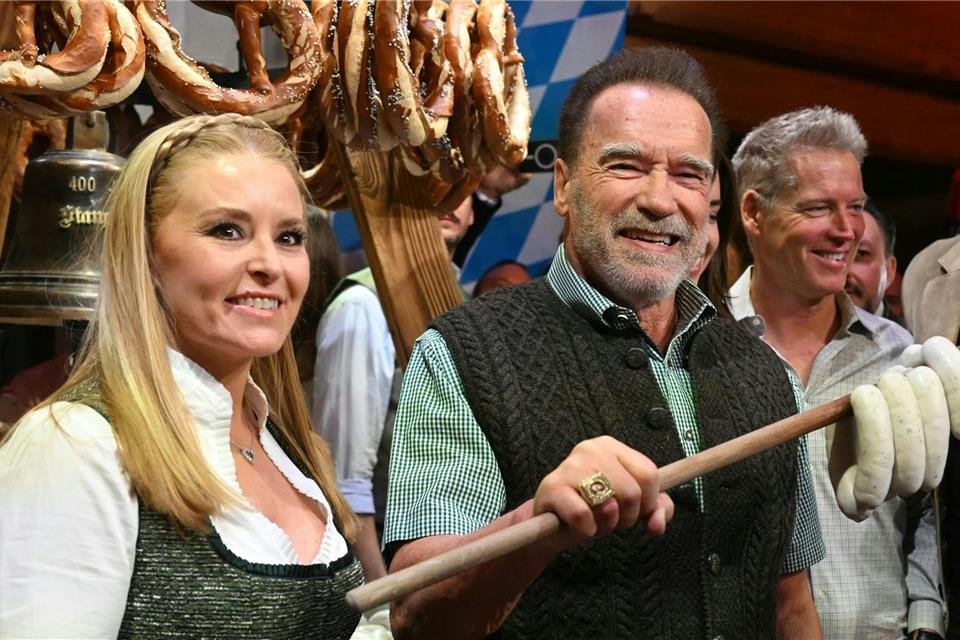 Für Schwarzenegger ging es im Rampenlicht um die Wurst
