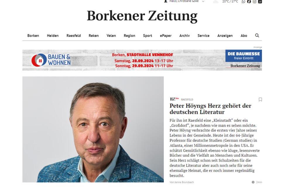 Die neue Internetseite der Borkener Zeitung ist da