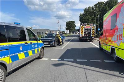Eine Leichtverletzte bei Unfall auf der Landwehr