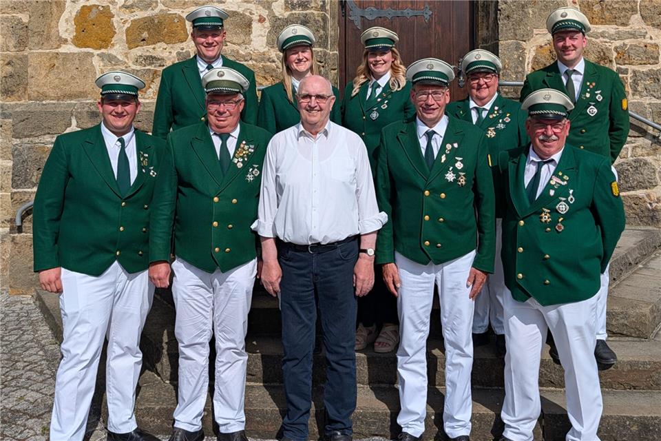 Franz Gertz spielt seit 70 Jahren im Spielmannszug Lembeck